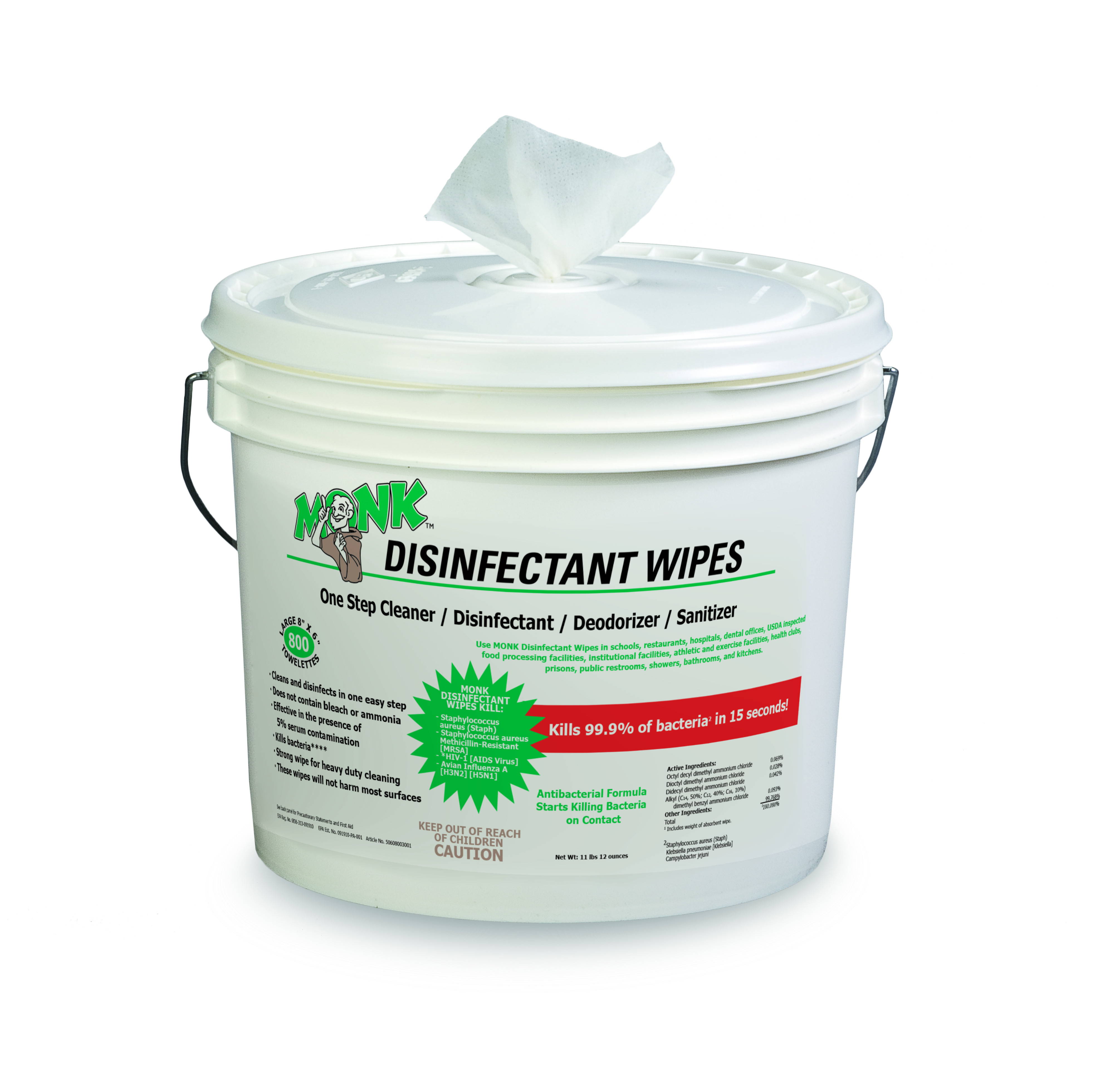 Monk Disinfectant Wipes | Dreumex