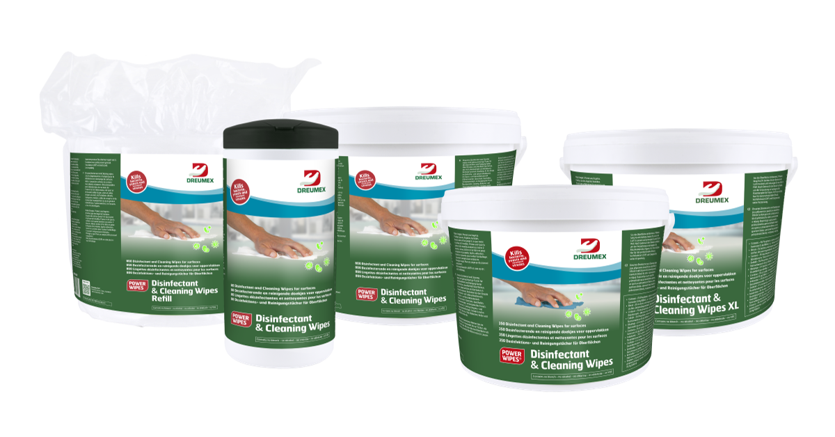 Dreumex Disinfectant & Cleaning Wipes | Dreumex